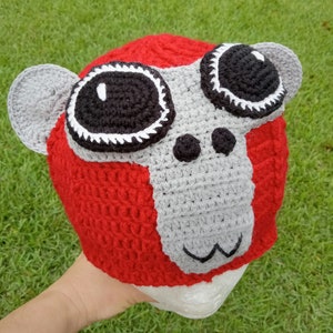 Crocheted Hat, Gorilla Tag Hat - Etsy