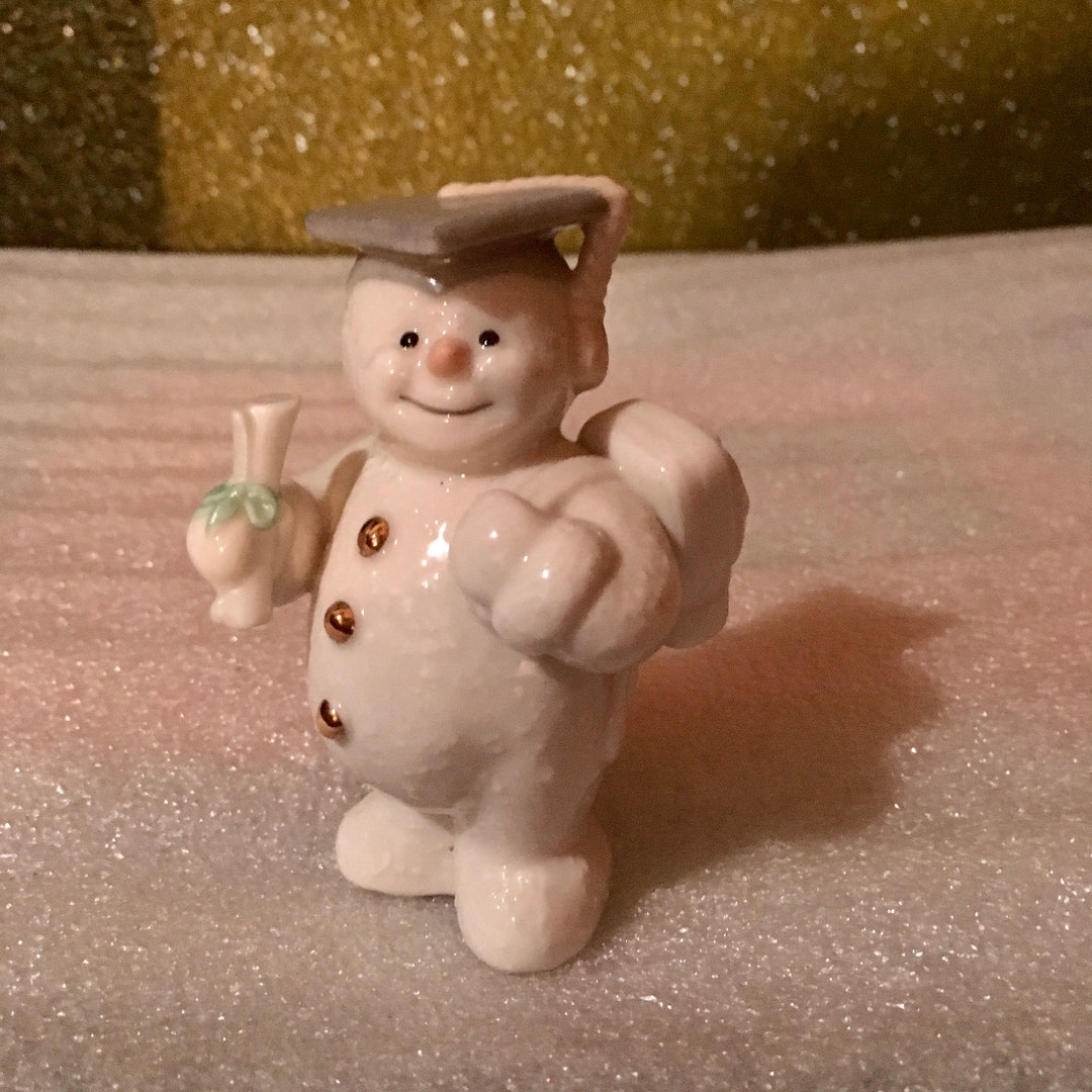 Vintage Handcrafted June Graduation Day Snowman by Lenox - Etsy