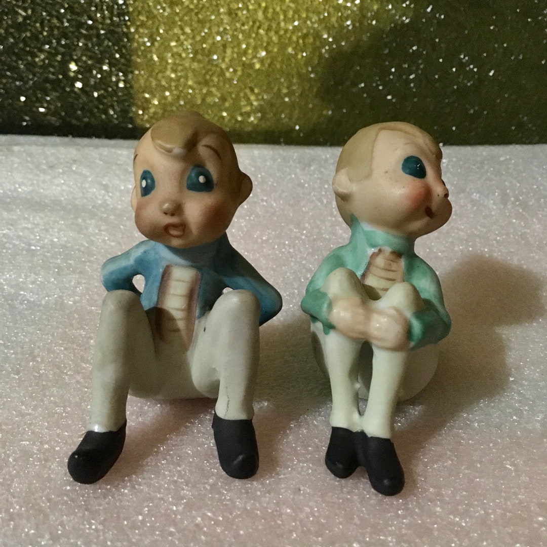 Set of Vintage Anthropomorphic Cricket Men Handpainted Pixies From ...