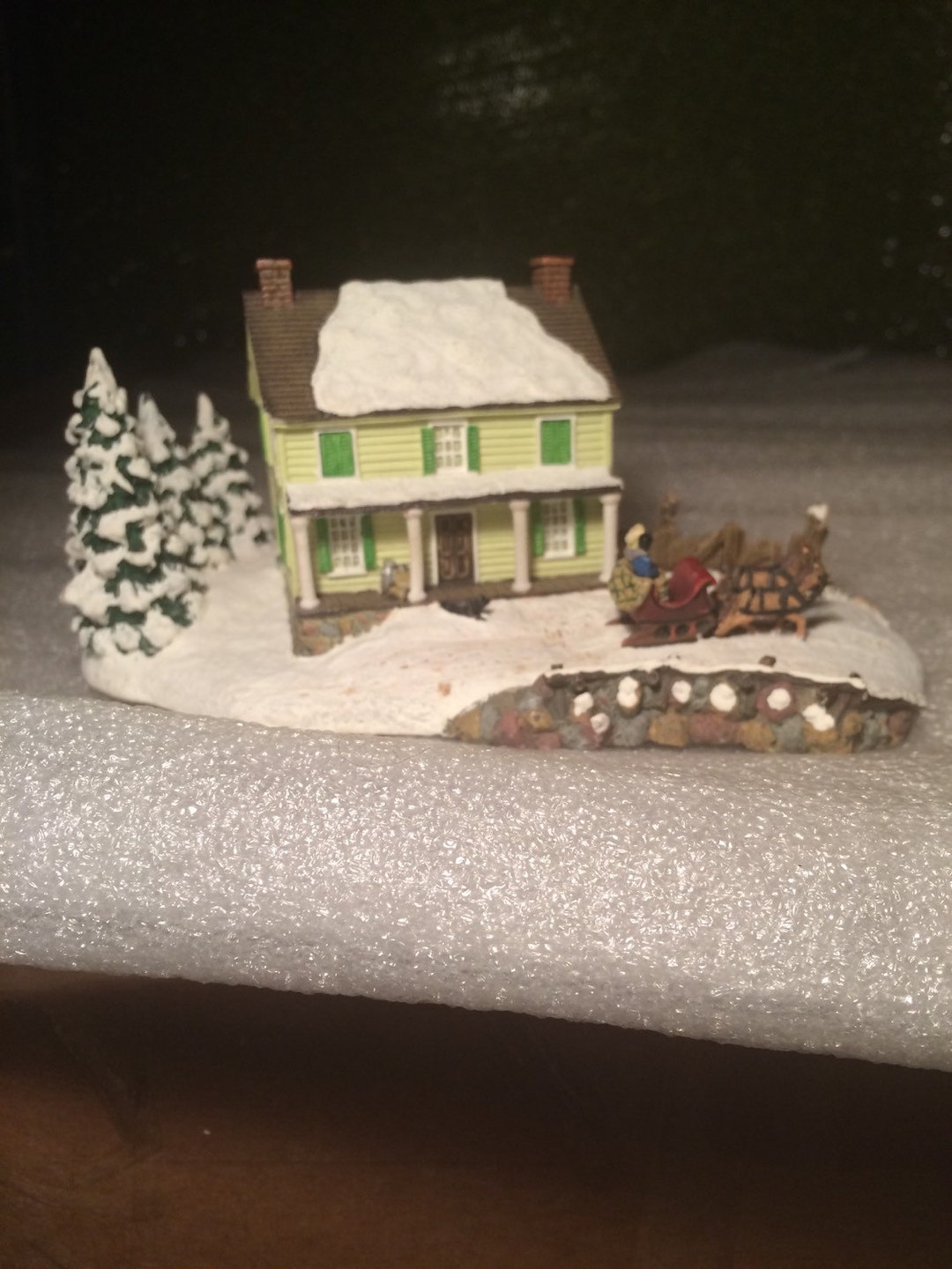 Sale Vintage Hand Painted Hawthorn Currier and Ives Scene American ...