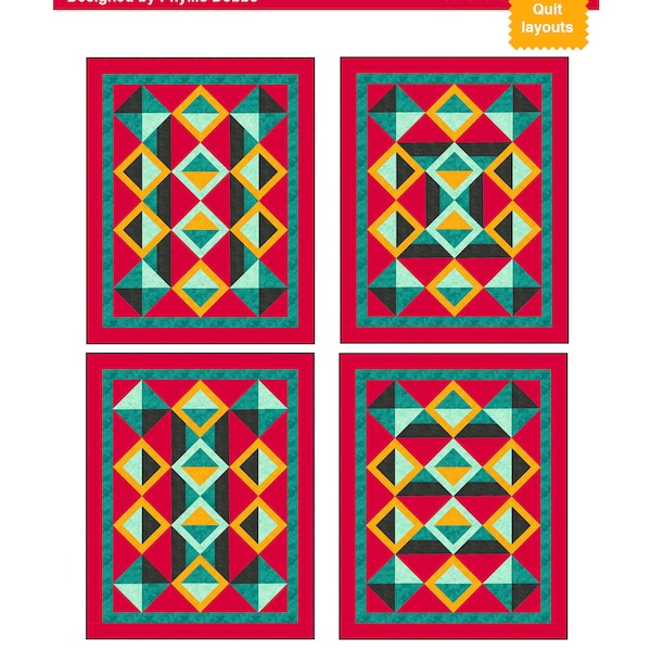 Optical Illusion Quilt Patterns - Etsy