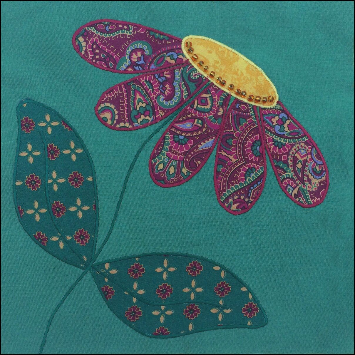 Wayward Coneflower Daisy Applique Block Pattern - INSTANT DOWNLOAD - Etsy