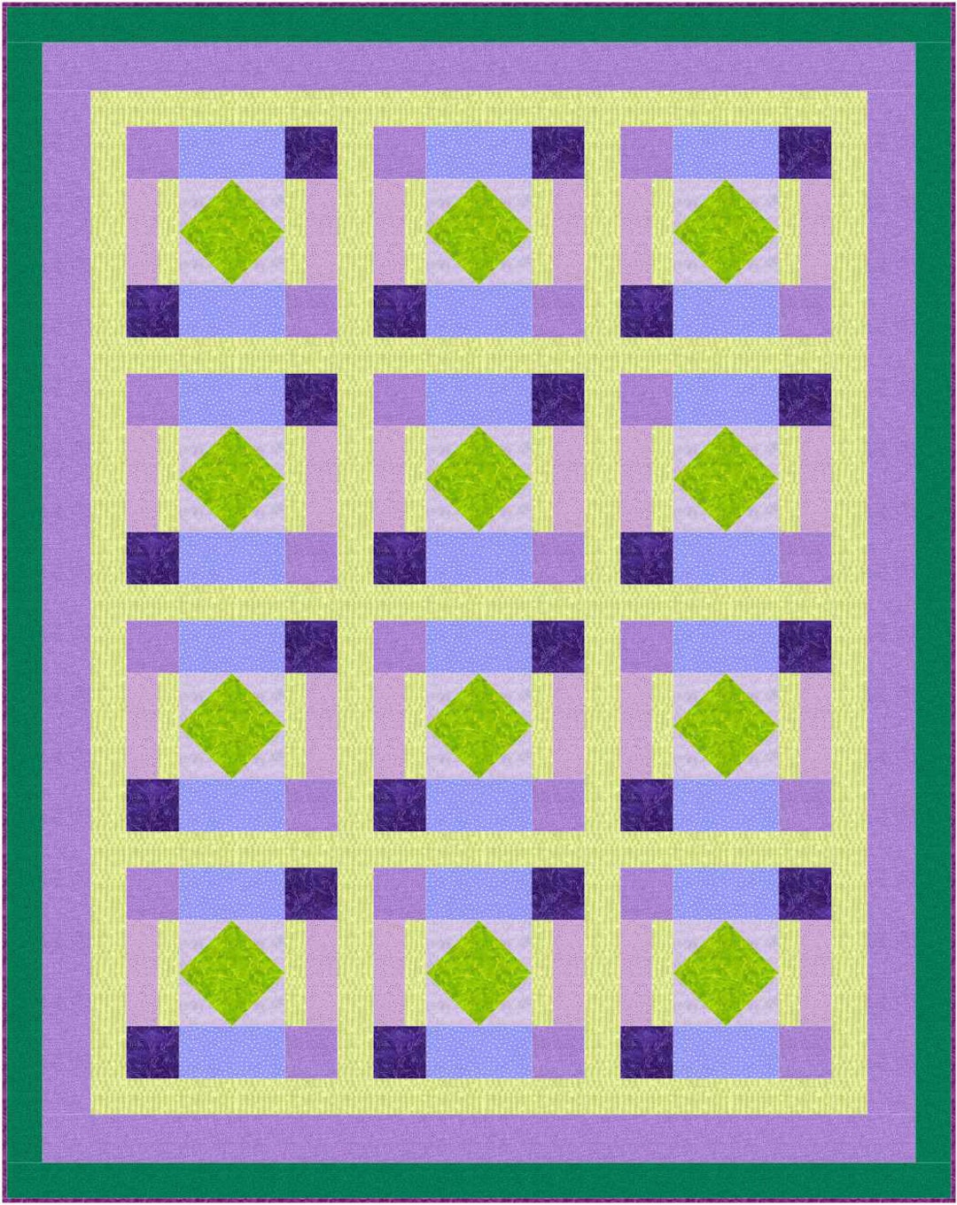 Garden Patch Quilt Pattern - INSTANT DOWNLOAD - Etsy