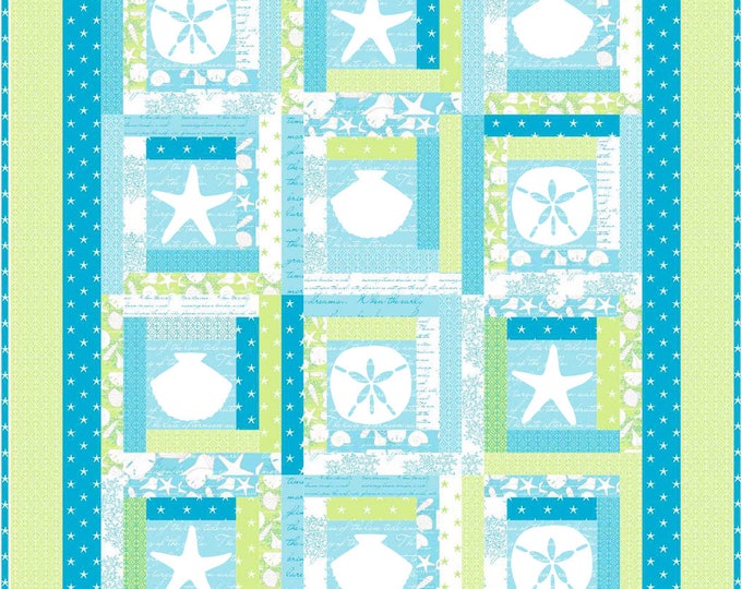By the Sea Coastal Sea Shells Quilt Pattern INSTANT DOWNLOAD - Etsy