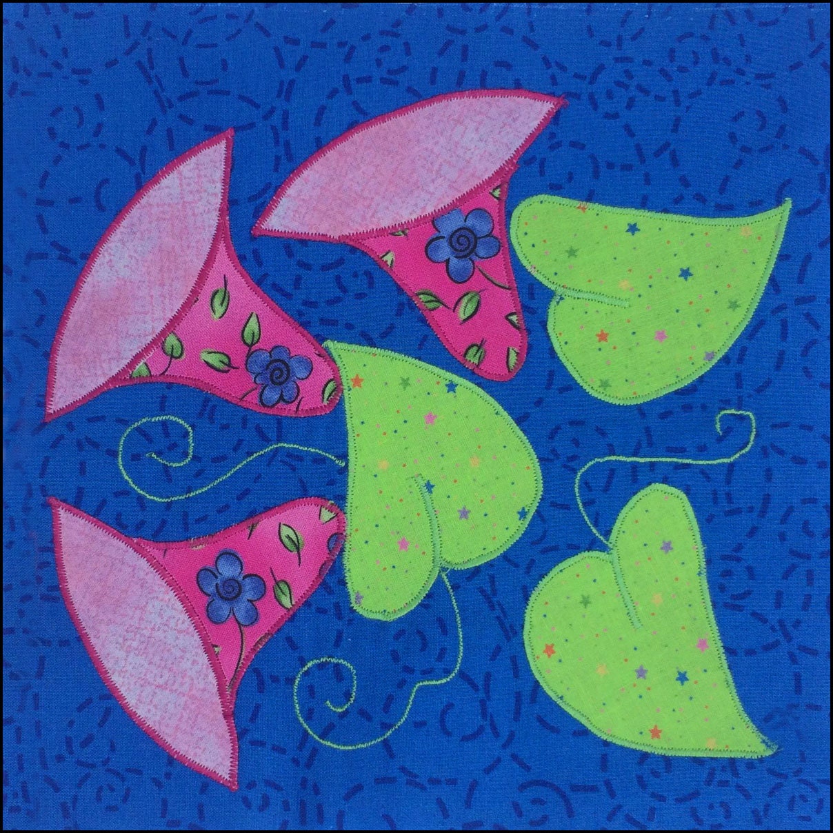 Good Morning Glory Applique Quilt Block Pattern- INSTANT DOWNLOAD - Etsy