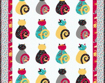 Cat Quilt Pattern - Etsy