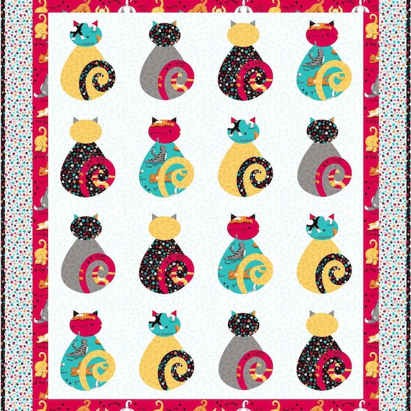 Cat Quilt Pattern - Etsy