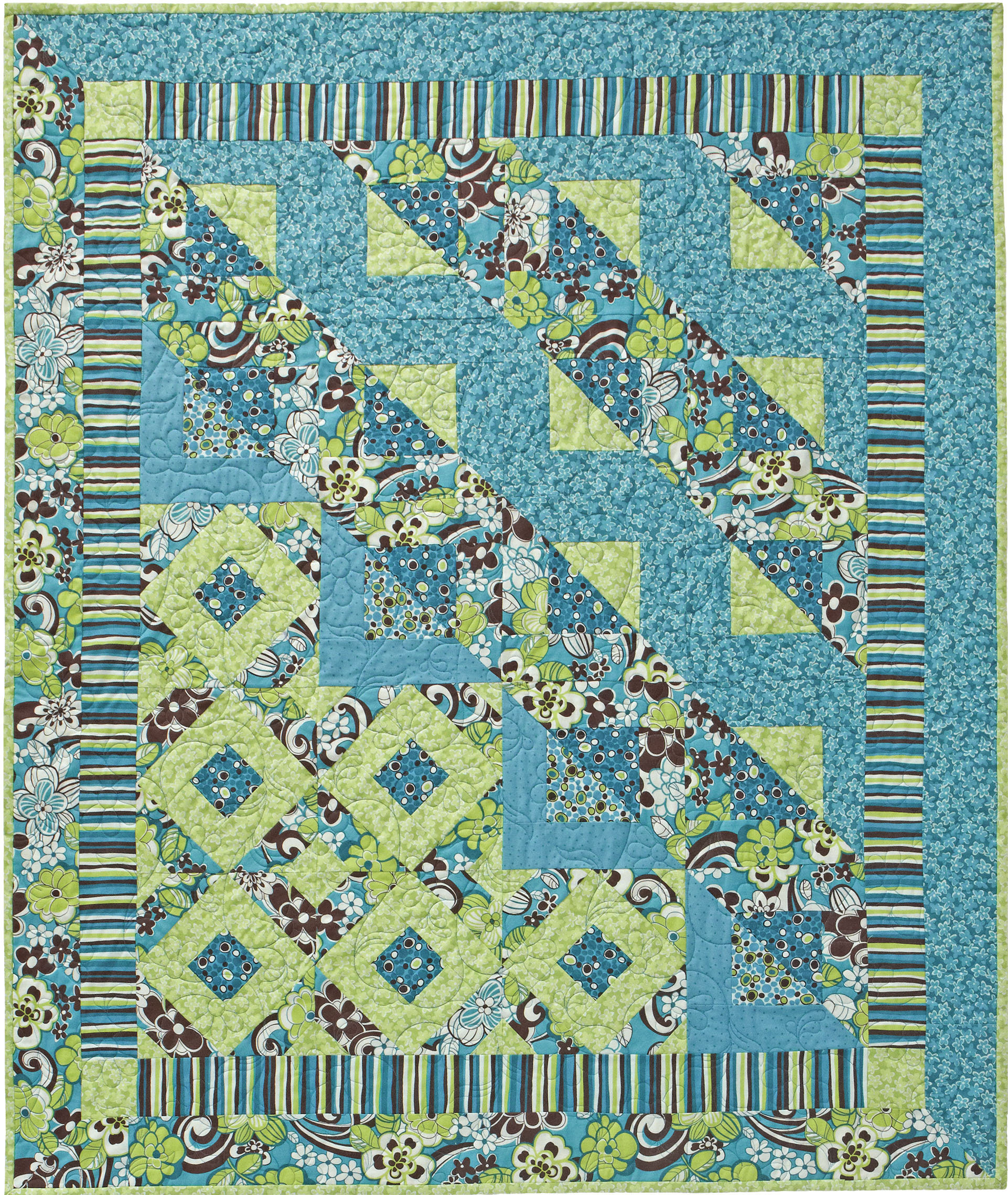 Asymmetrical Chevron Quilt Imagination Quilt Pattern, off Center ...