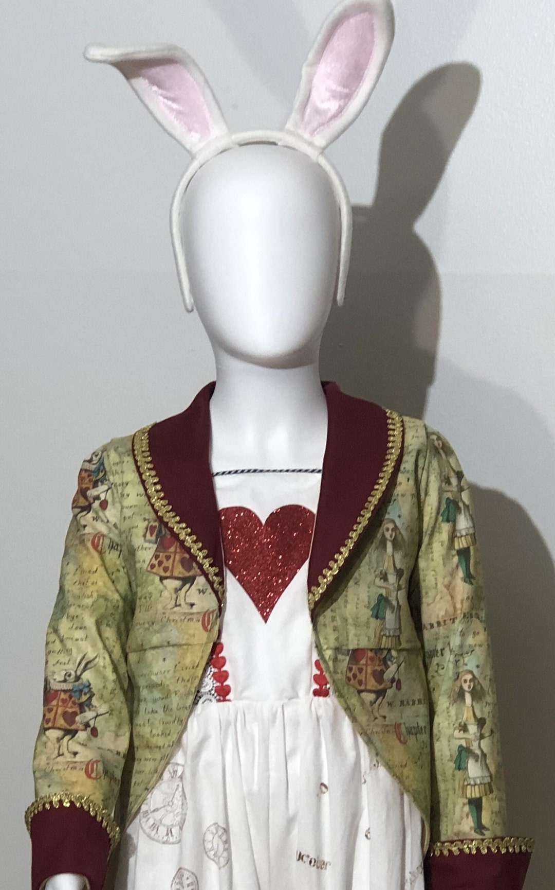 Girls Steam Punk White Rabbit Sizes 10-14 - Etsy