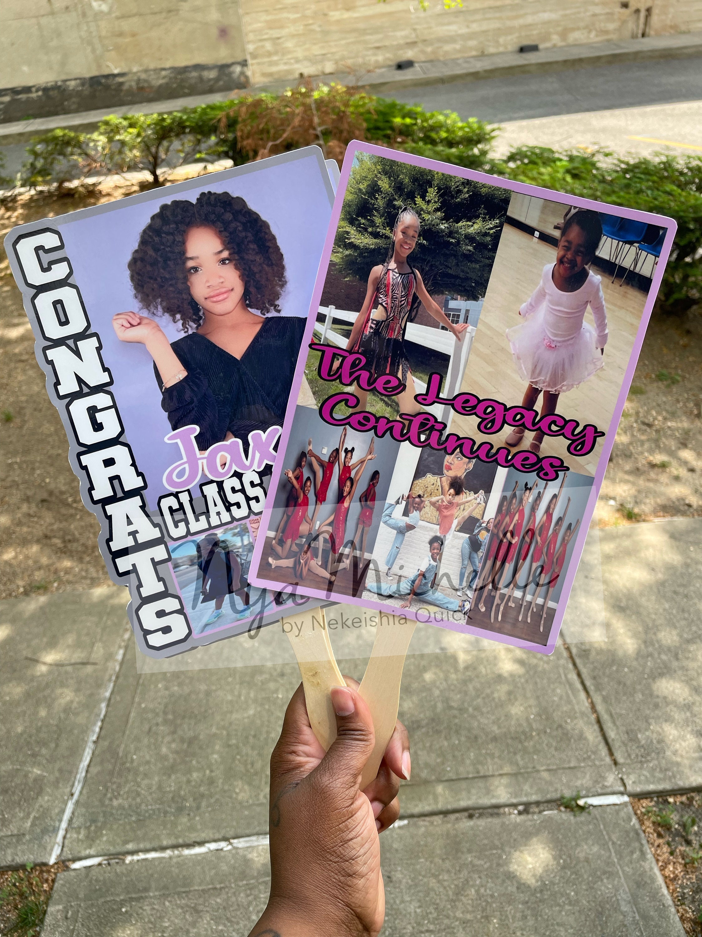 Graduation Hand Fans 2023-2024 Grads Custom Grad Fans High School Grad ...