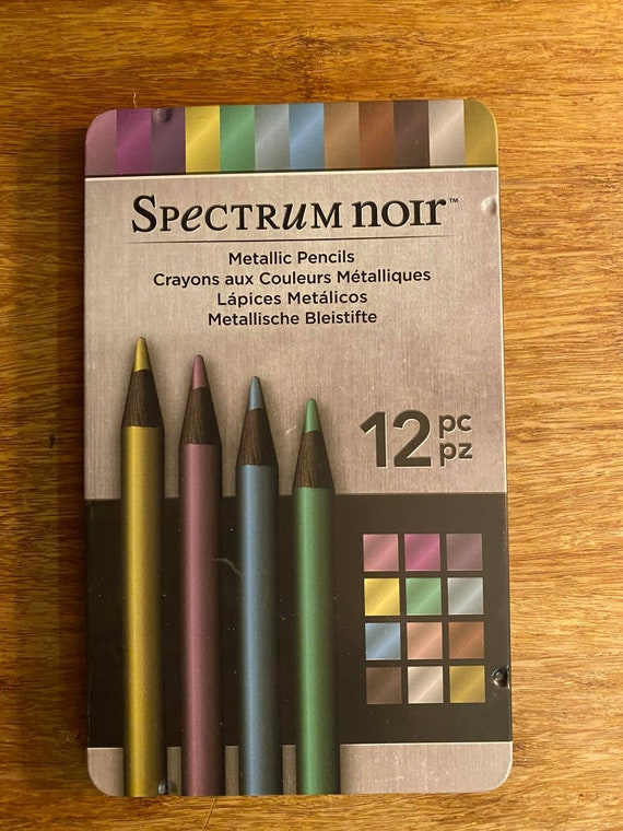 Spectrum Noir Metallic Colored Pencils Set of 12 Pre-owned - Etsy