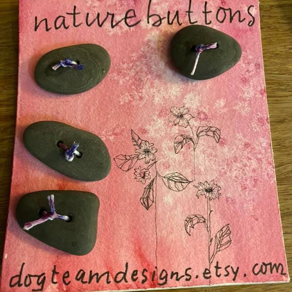 Stone Buttons - Etsy