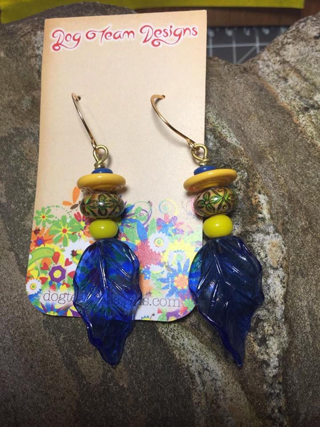 Decorative Temperature Reactive Beads With Yellow Disc Bead on Large ...