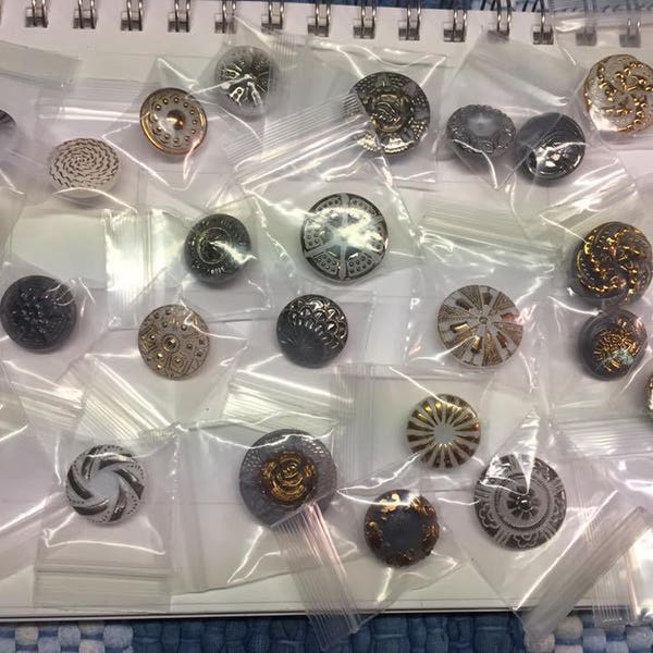 Glass Czech Buttons - Etsy