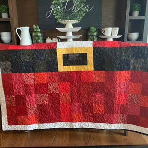 Santa’s Coat With Buttons Quilt Pattern Only PDF - Etsy