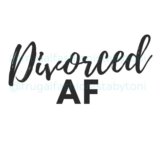 Divorce Af Svg - Etsy