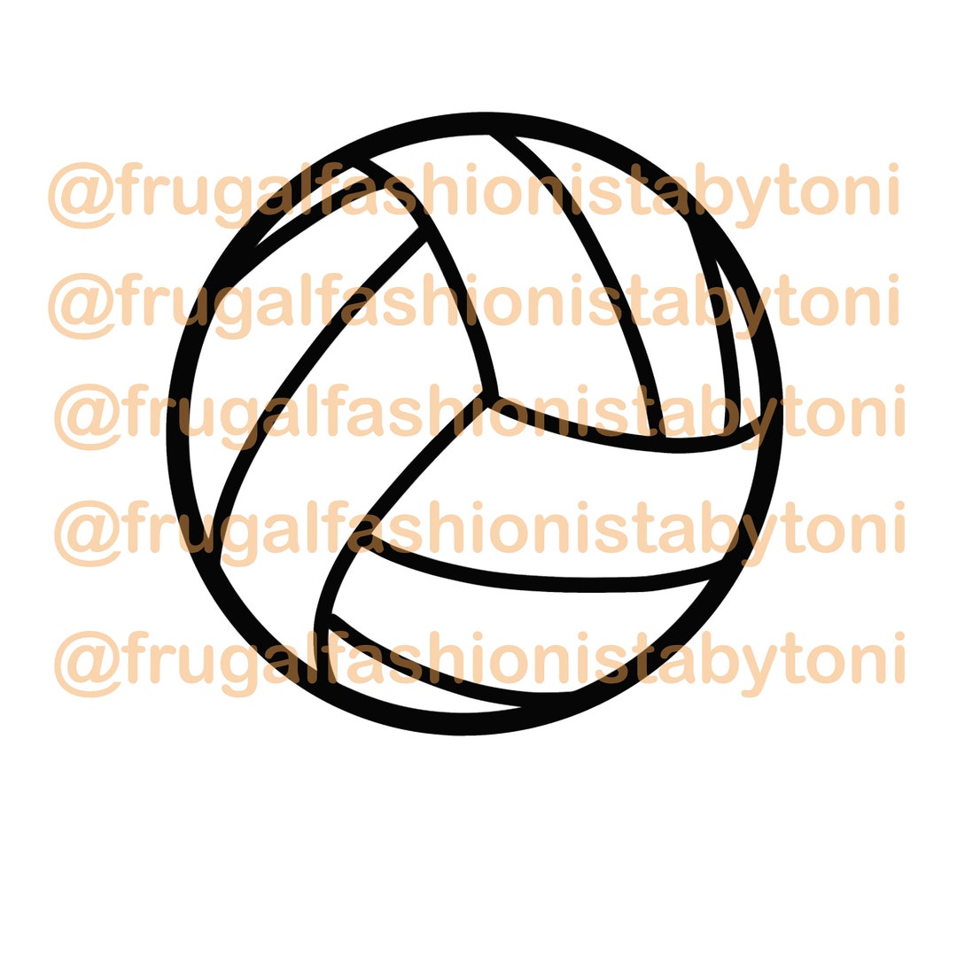 Volleyball Digital File PNG, SVG, JPG Perfect for Vinyl, Sublimation ...