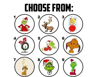 The grinch stickers | Etsy