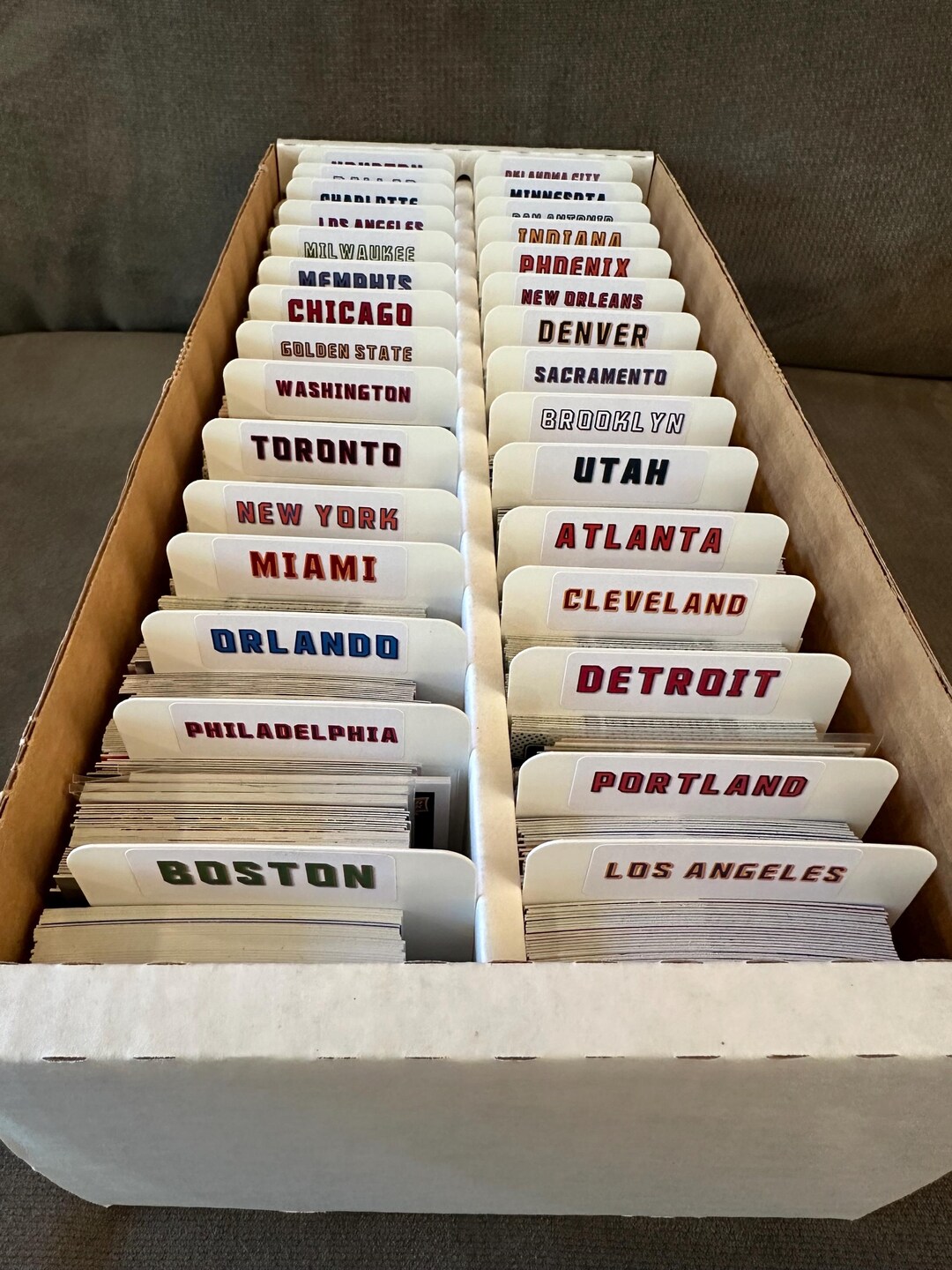 30 New BCW Trading Card Tall Dividers With 30 FREE Basketball Labels - Etsy