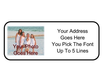 Photo Return Address Labels Custom Address Labels photo - Etsy