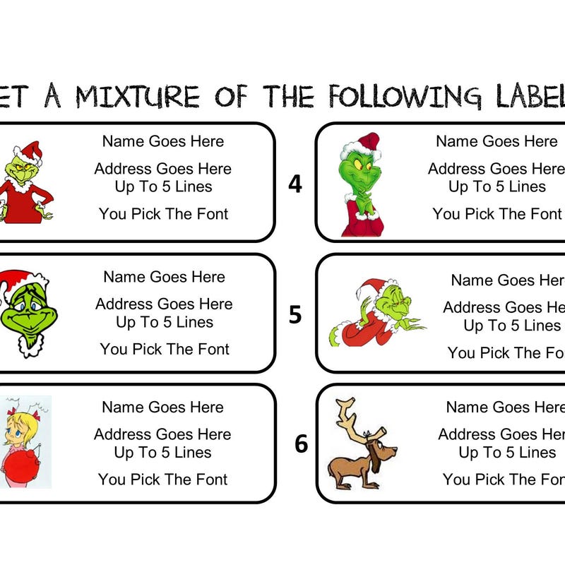 The Grinch Address - Etsy