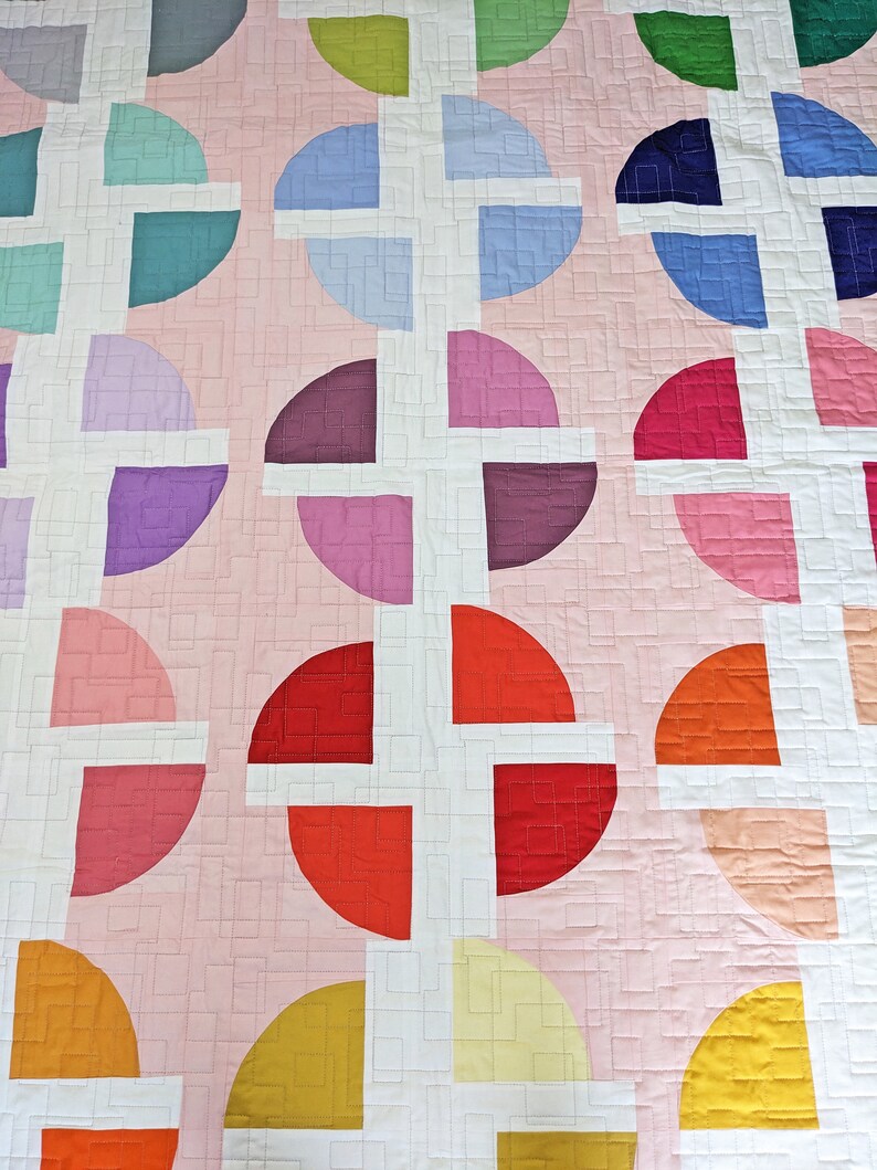 Broken Circles Quilt - PDF Sewing Pattern - Etsy