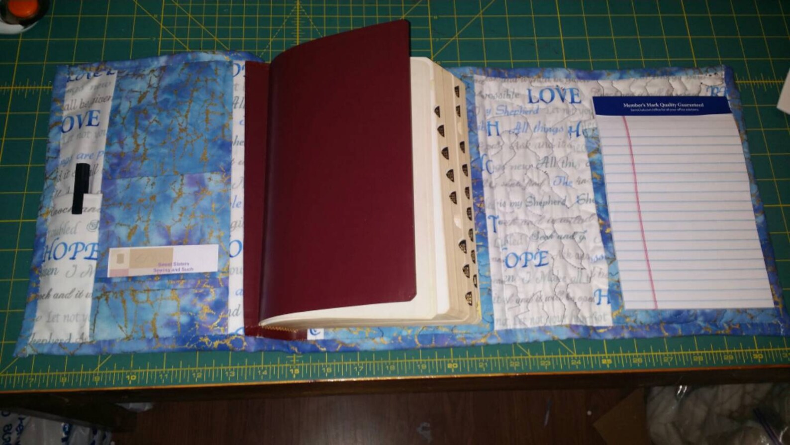 Faith Hope and Love Trifold Bible Cover | Etsy