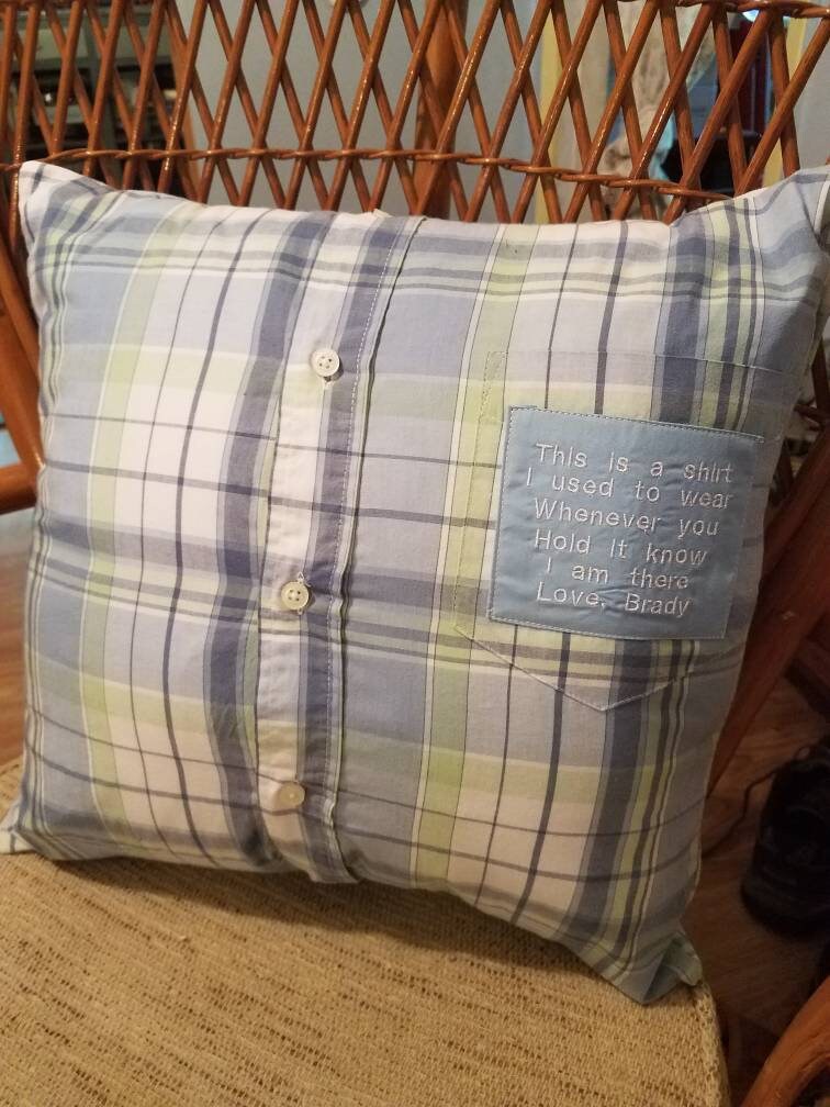 Memory Pillow Custom Listing - Etsy