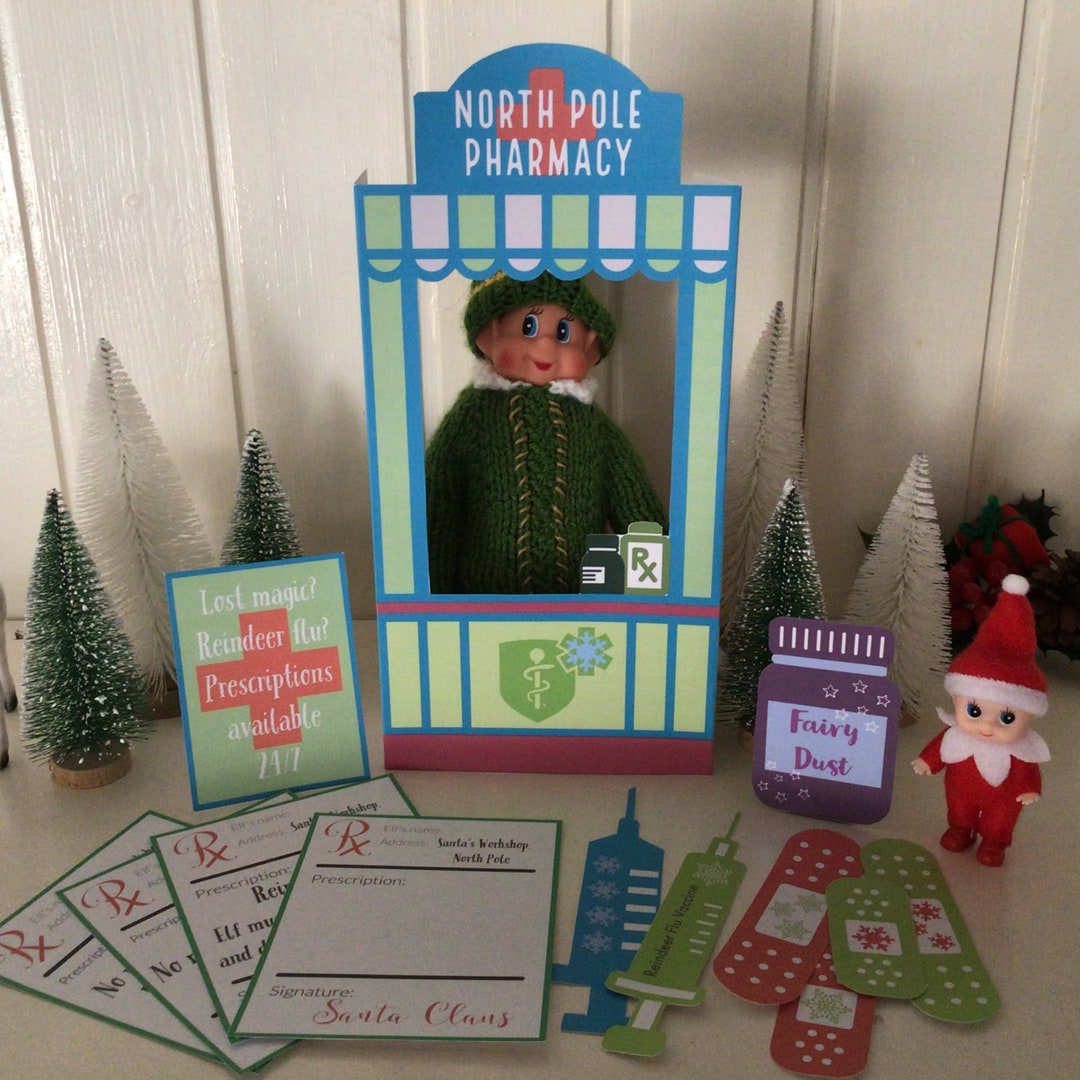Elf Printable Pharmacy & Elf Prescriptions Digital Download. Elf ...