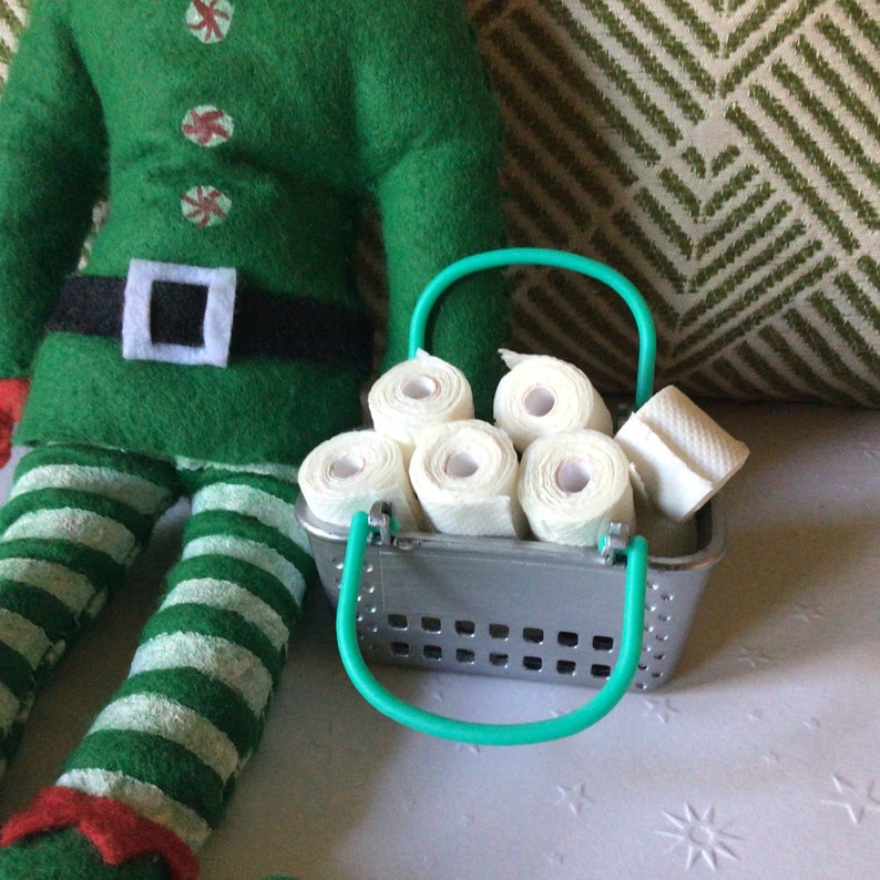 Elf Sized Shopping Basket for Magic Christmas Elf Dolls Shelf - Etsy