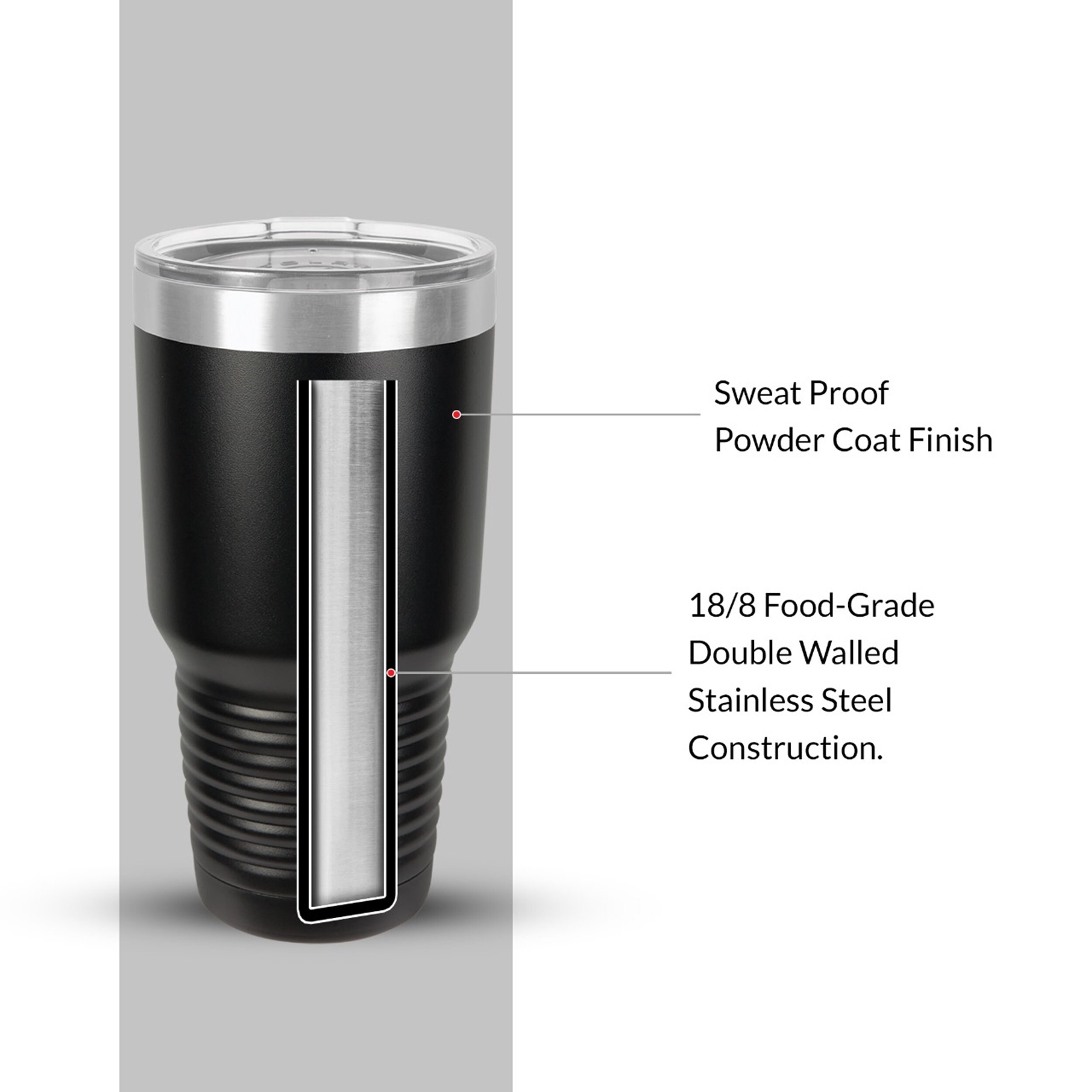 Personalized 30oz Tumbler, Custom Engraved Stainless Steel Travel Mug ...