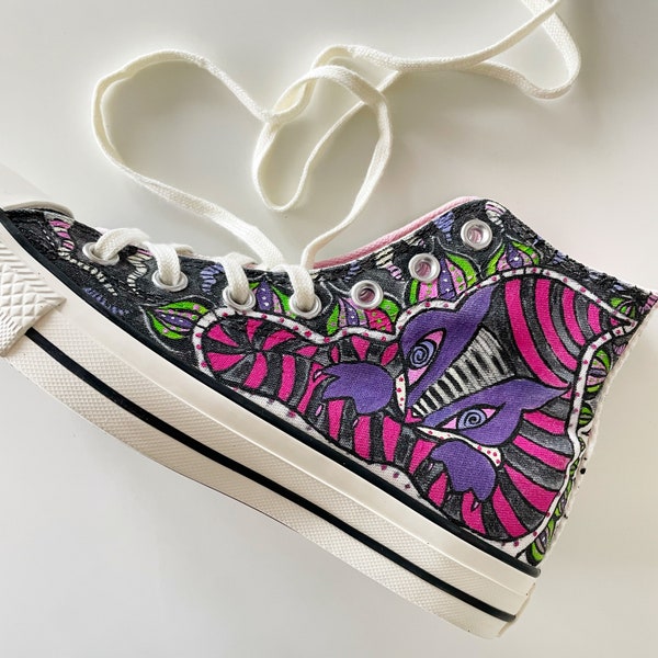 Custom Painted Converse - Etsy