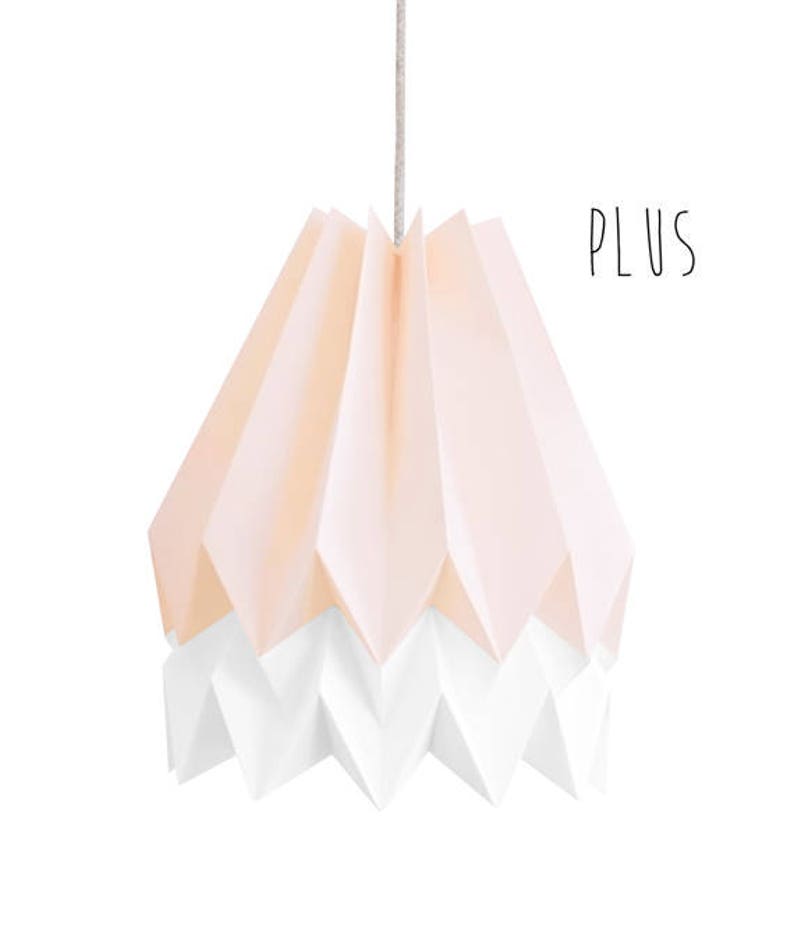 Hanging Paper Light Origami Light Design Lamp PLUS Pastel - Etsy