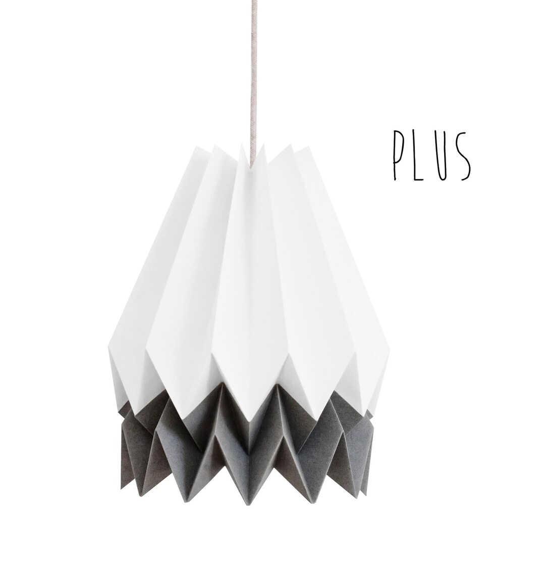 Hanging Paper Light, Origami Light for Living Room or Bedroom | PLUS ...