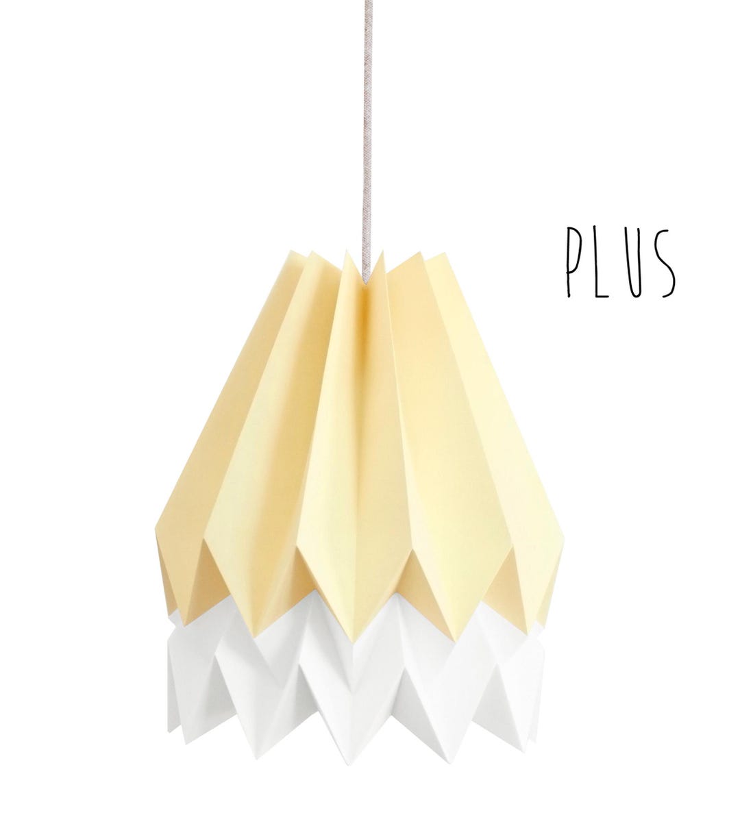 Hanging Paper Light, Origami Light for Living Room or Bedroom | PLUS ...