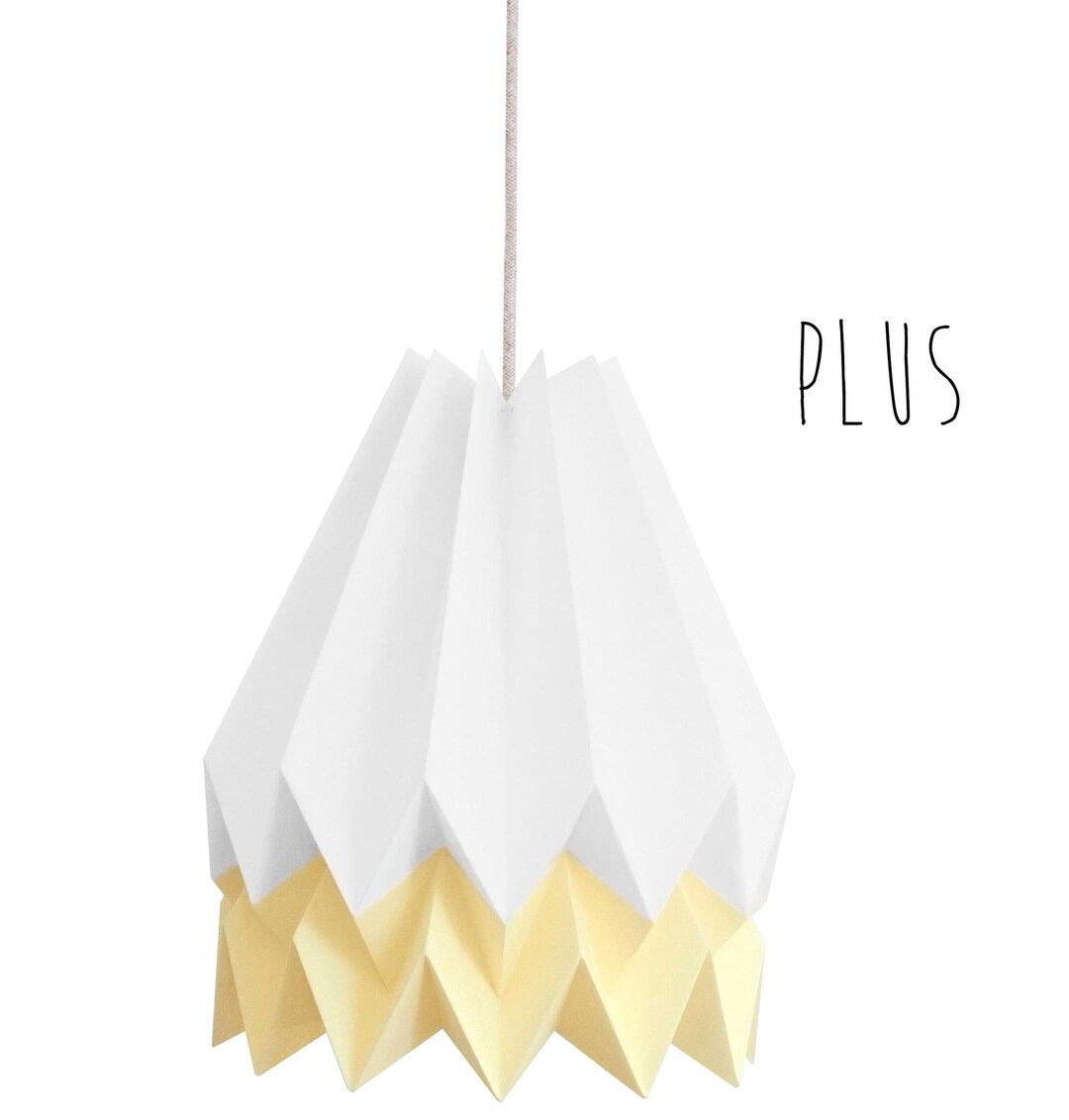 Hanging Paper Light, Origami Light for Living Room or Bedroom | PLUS ...