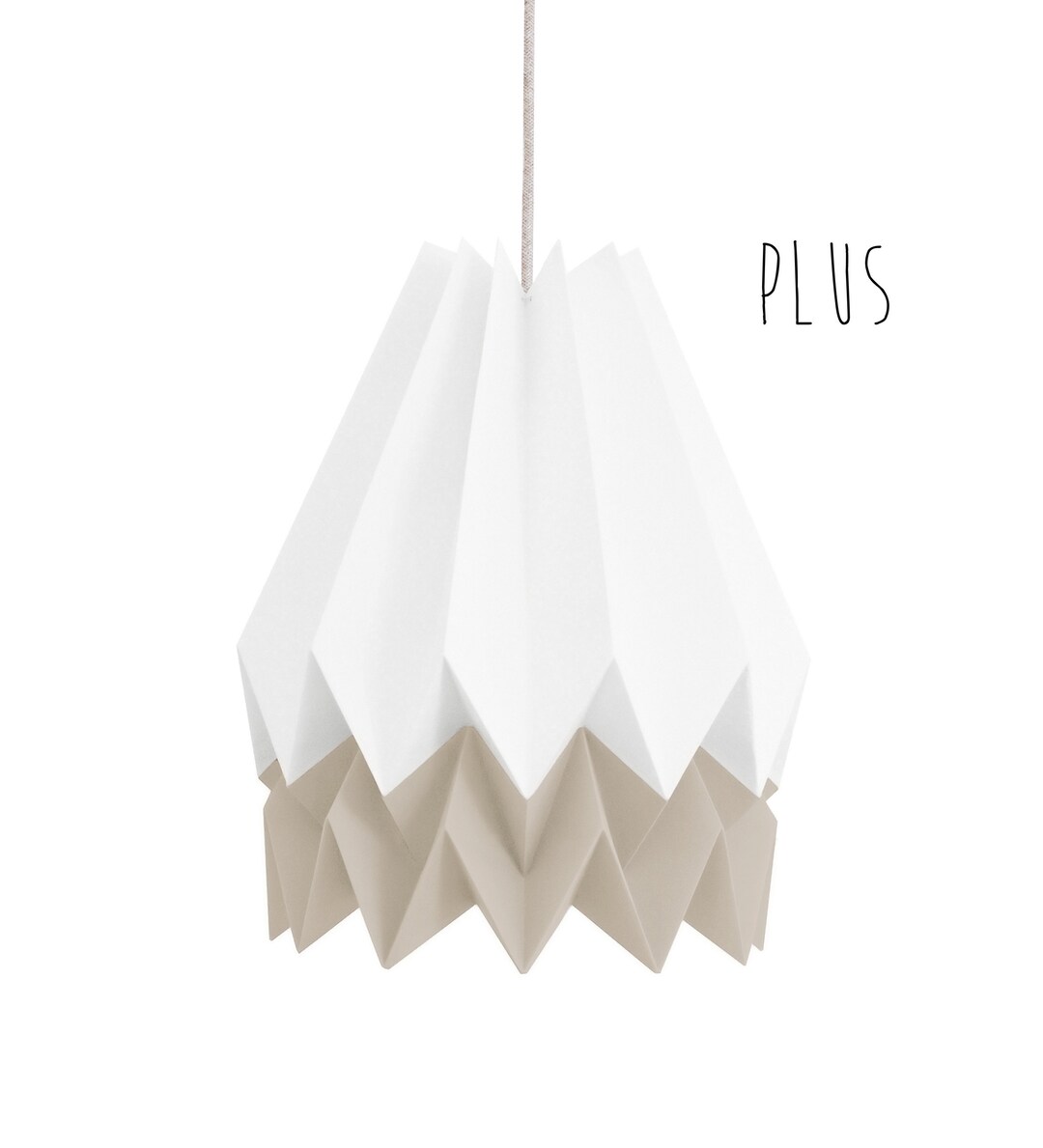 Hanging Paper Light, Origami Light for Living Room or Bedroom | PLUS ...