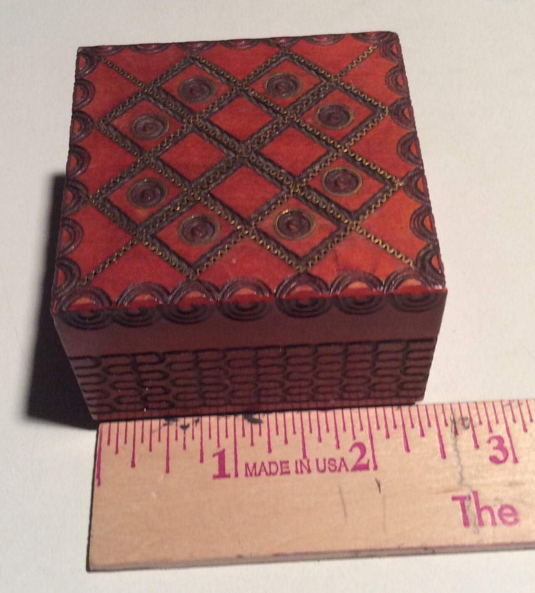 Vintage Polish Hand Made Trinket Box - Etsy