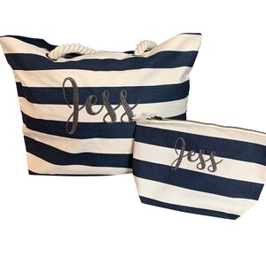 Natural Embroidered Personalised Beach Bag Personalised Tote - Etsy UK