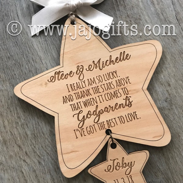 Christening God Parent Invitation - Etsy
