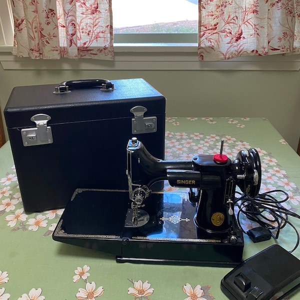 Singer Featherweight Sewing Machine - Etsy
