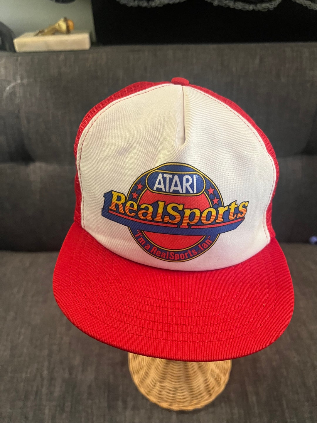 Vintage 80s Atari Realsports Trucker Snapback Baseball Cap - Etsy