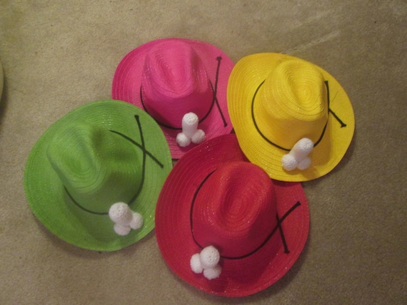 PENIS PANAMA HAT Bachelorette Hat Penis Hat Penis Straw | Etsy