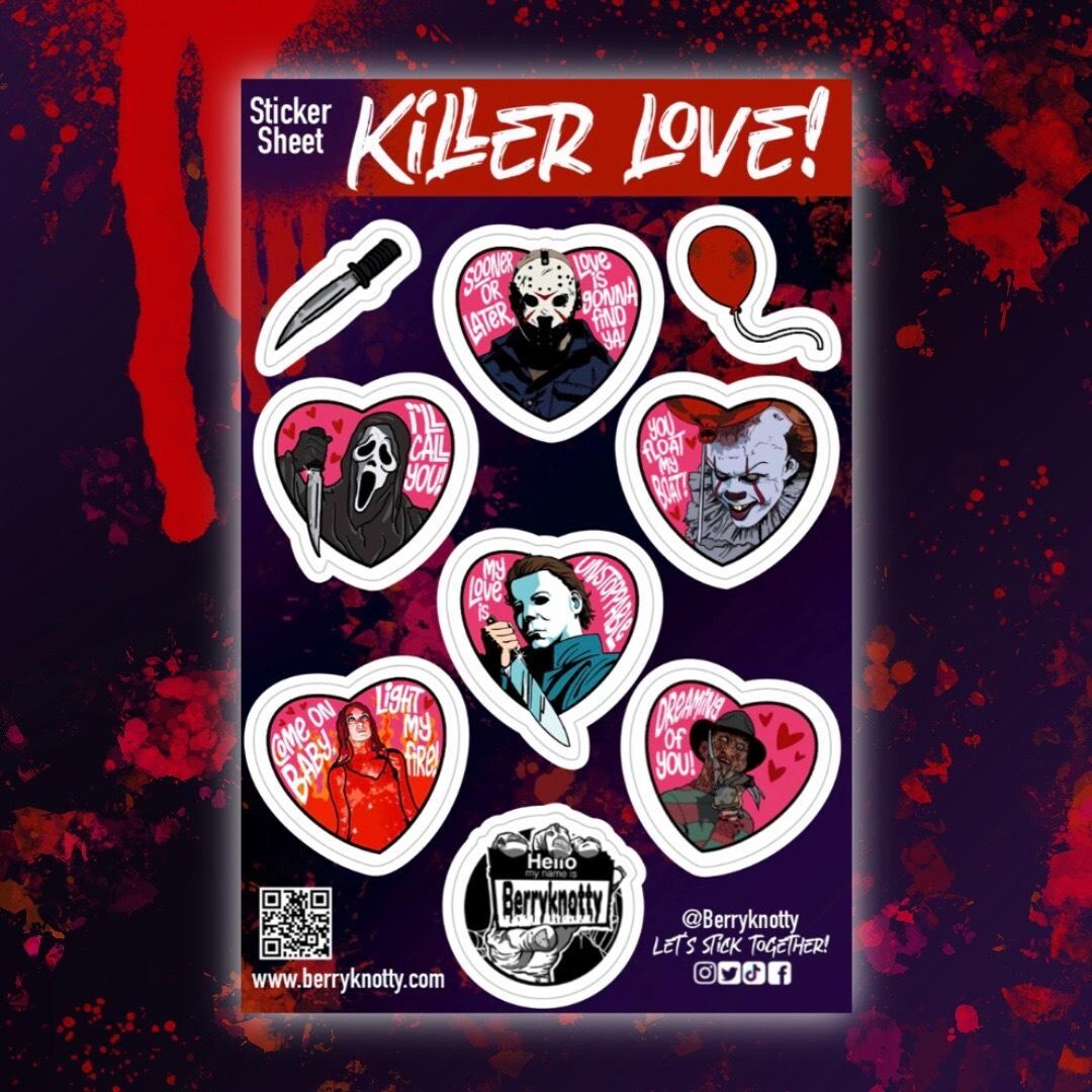 Killer Love Sticker Sheet - Etsy