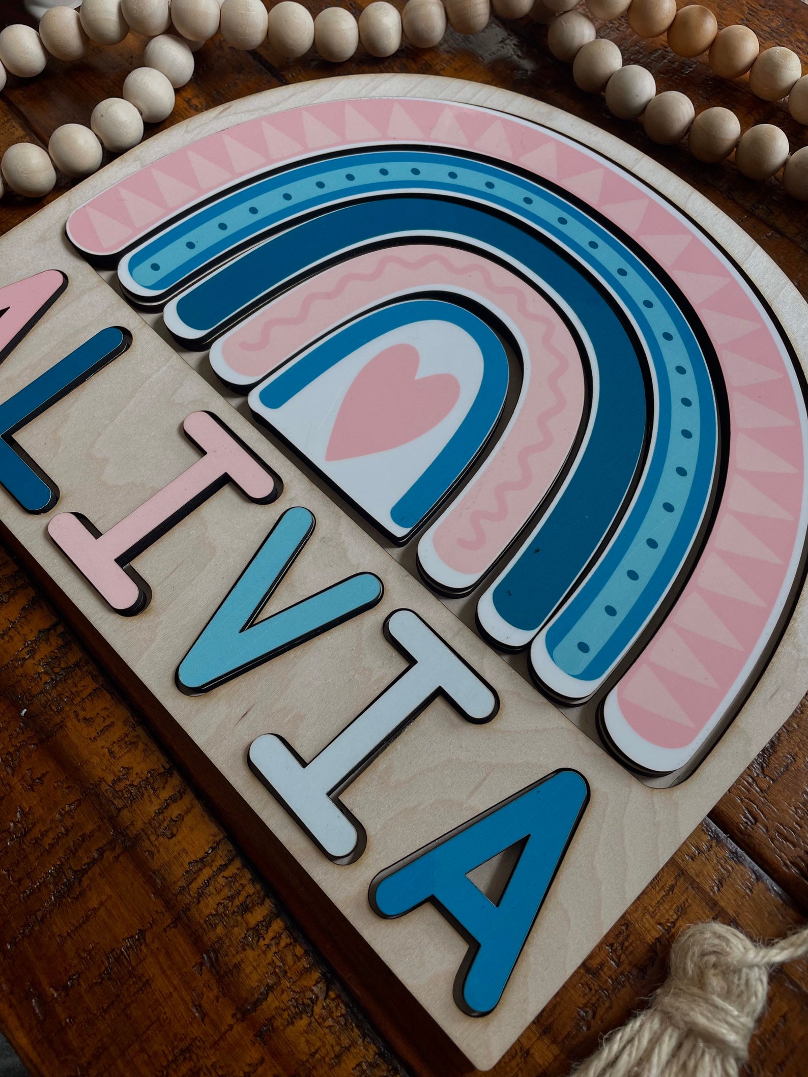 Rainbow Baby Name Puzzle for Kids/personalized Name Puzzle/ - Etsy