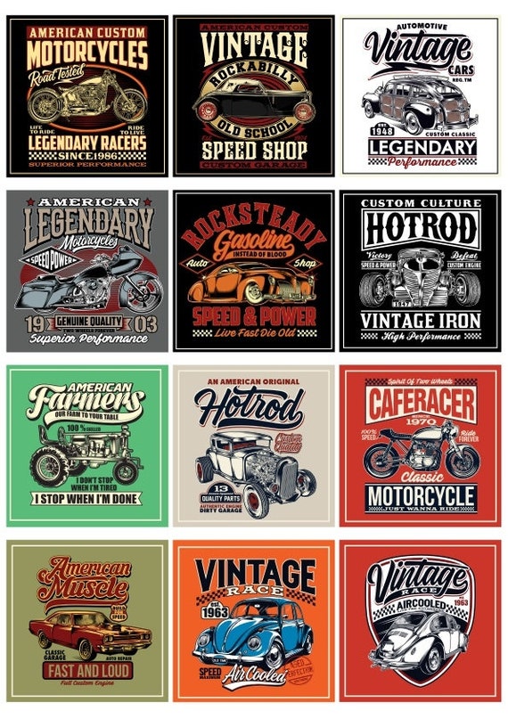 Car Hot Rod Drift Roadster Vintage American Classic Car - Etsy