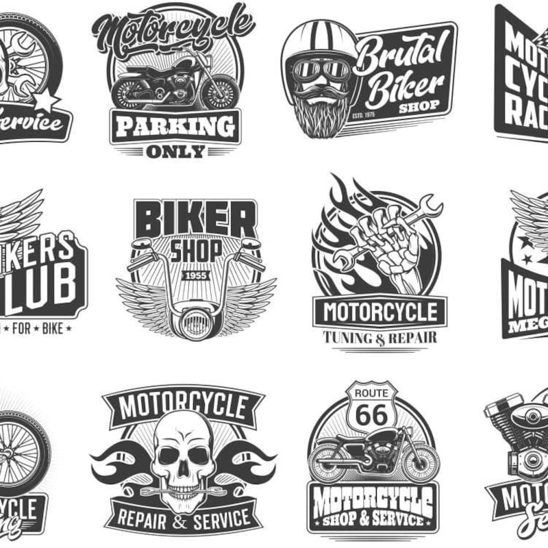 Vintage Moto Decals - Etsy