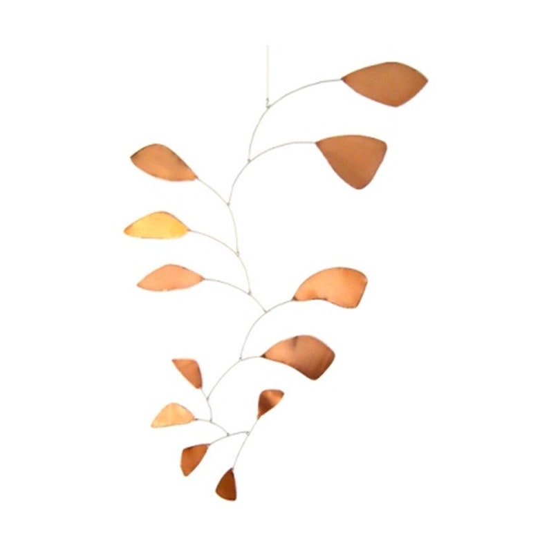 Large Copper Hanging Mobile Abstract Art Kinetic Art Sculpture Free ...