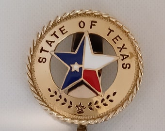 Handcrafted Texas Key Chain With State Seal - Etsy