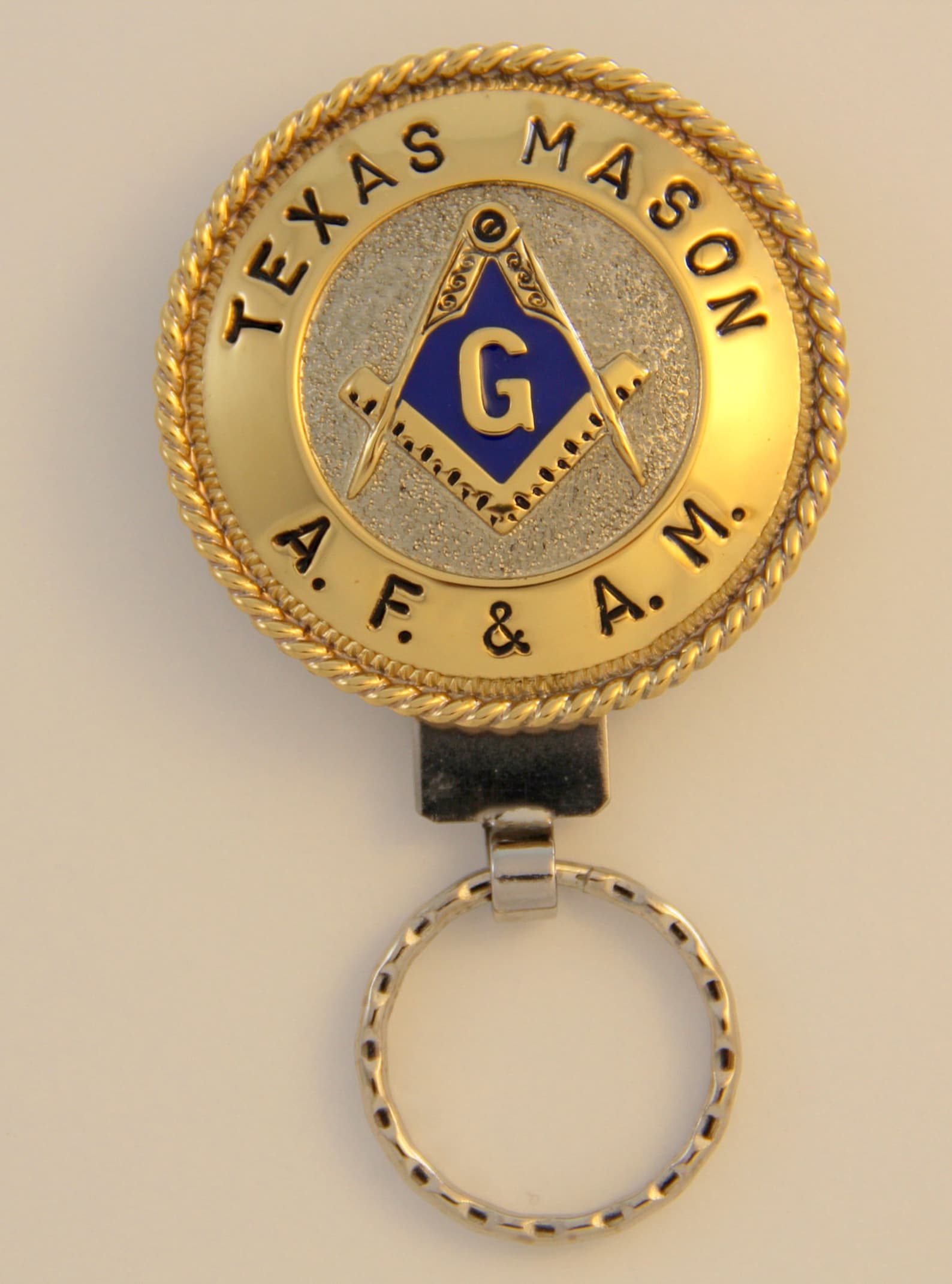 Handcrafted Texas Masonic Key Chain - Etsy